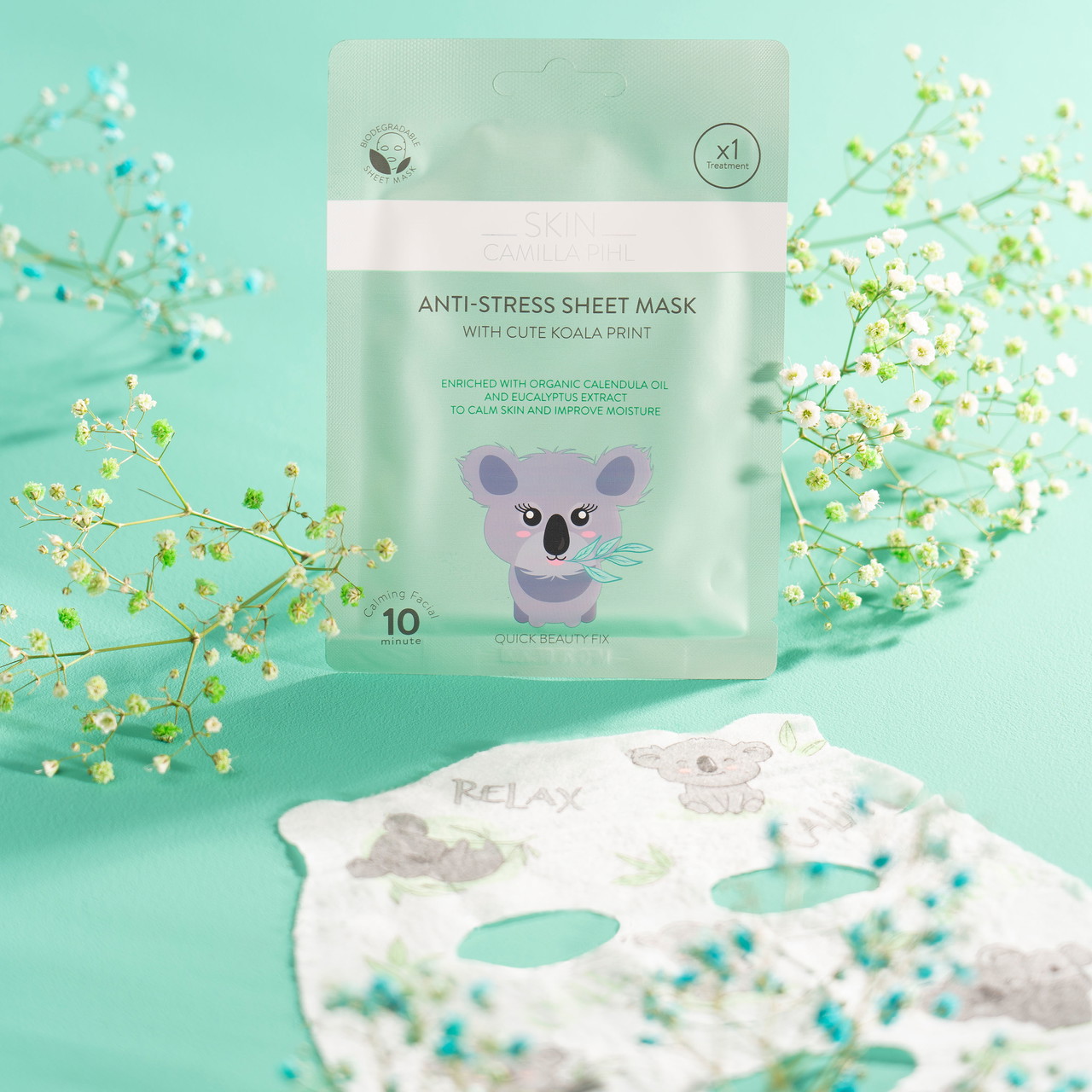 Skin Camilla Pihl Koala Anti-Stress Sheet Mask